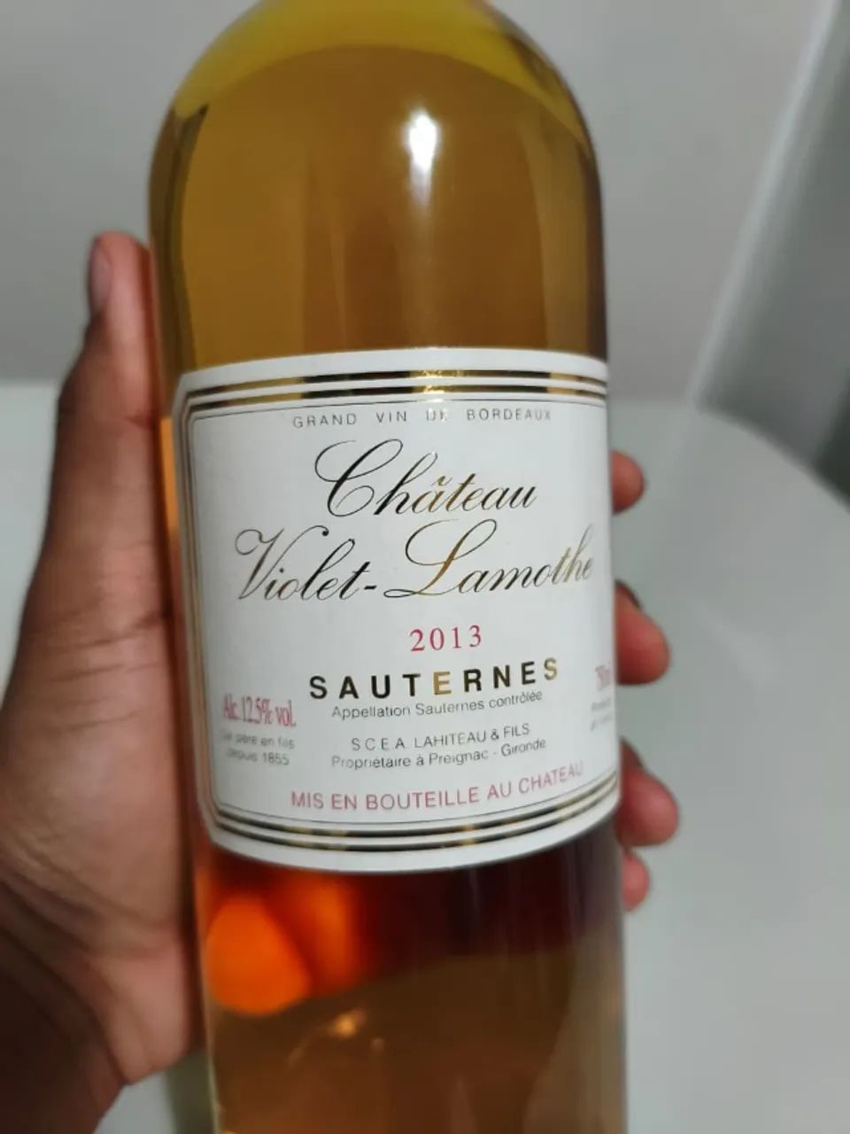 Vinho Chateau Violet Lamothe - Hobbies e coleções - Setor Central (Gama ...