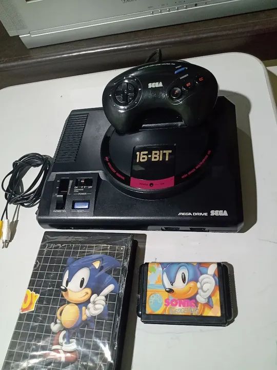 "mega drive 16 bits" no Brasil