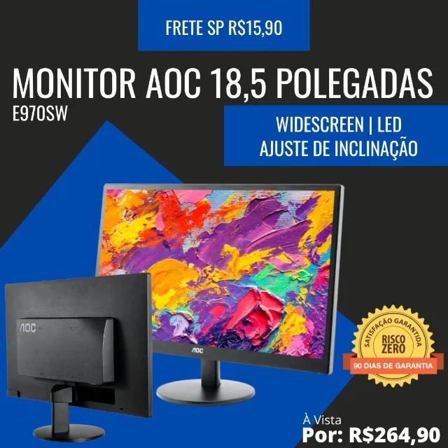 "monitor aoc e970sw" no Brasil