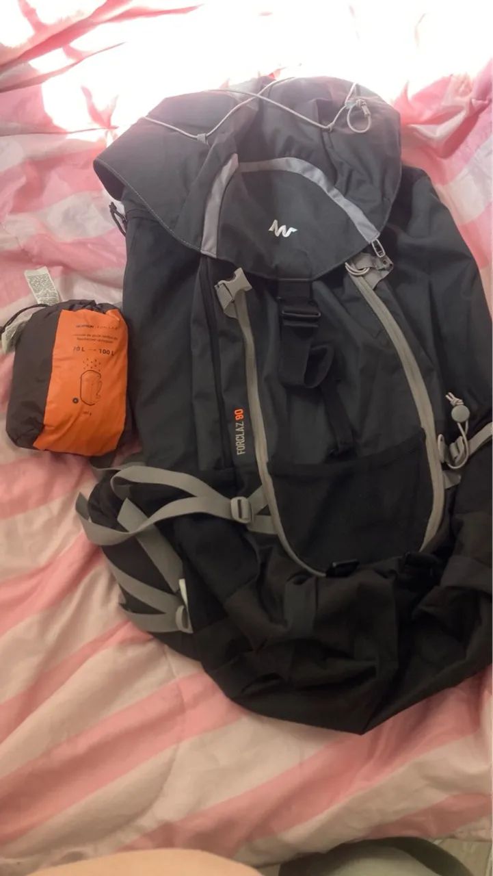 Cargueira Mochila de Trekking Quechua Forclaz 90 Litros - Acampamento - Centro, São Paulo ...