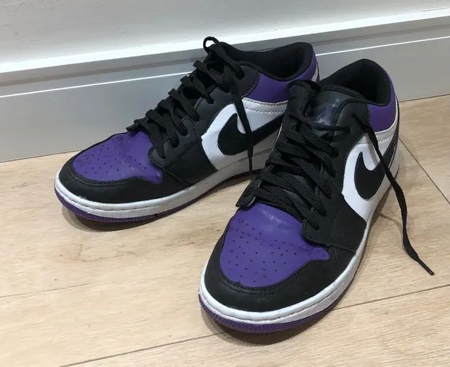 "air jordan roxo" no Brasil