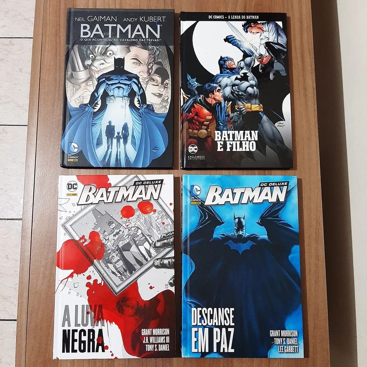 Batman por Neil Gaiman + Batman e Filho + Luva Negra + Descanse em Paz ...