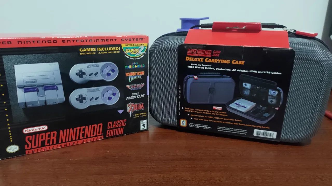 Super Nintendo classic mini, mais case . - Consoles de Vídeo Game ...
