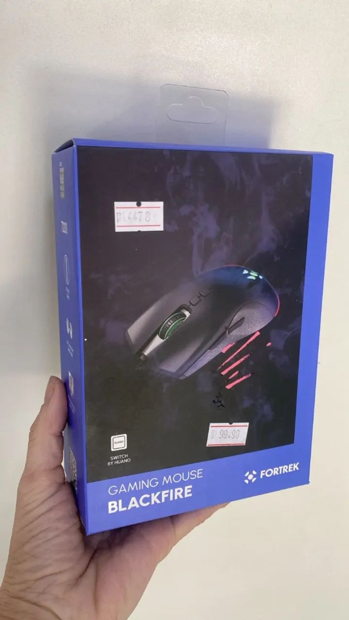 Mouse Gamer Fortrek Blackfire Rgb 7200 Dpi - Precisão para seus jogos ...