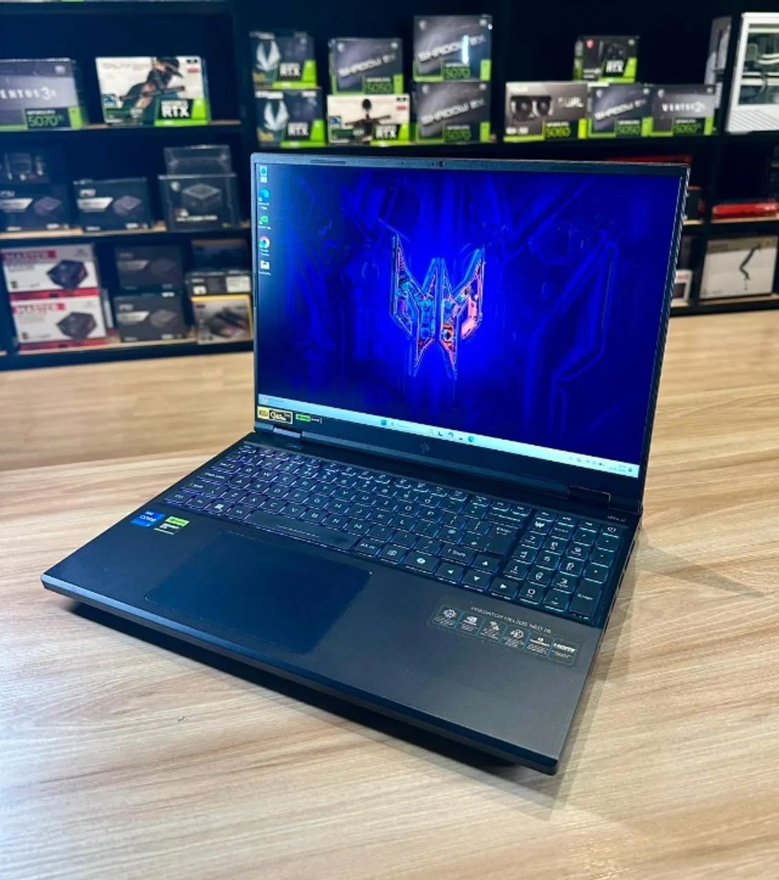(LOJA FÍSICA) Notebook Gamer Helios neo 16 i7 14700hx + rtx 4070 8gb ...