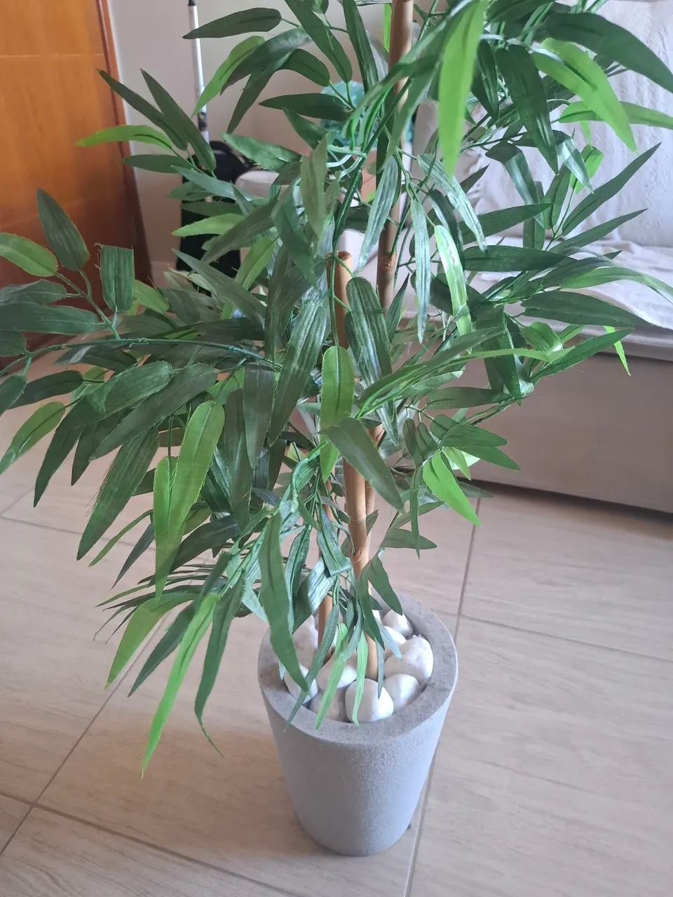 Bambu artificial com vaso - seminovo - Jardinagem e Plantas ...