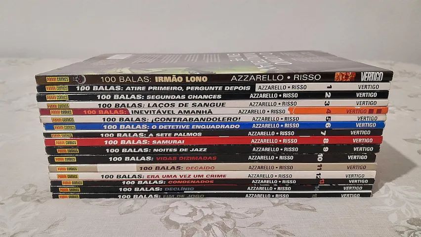 100 Balas - Volumes 1-15 + Irmão Lono - Coleção Completa - Livros e ...