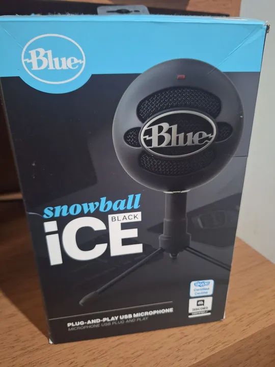 Microfone Blue Snowball ice black - Microfones e Gravadores - Glória ...