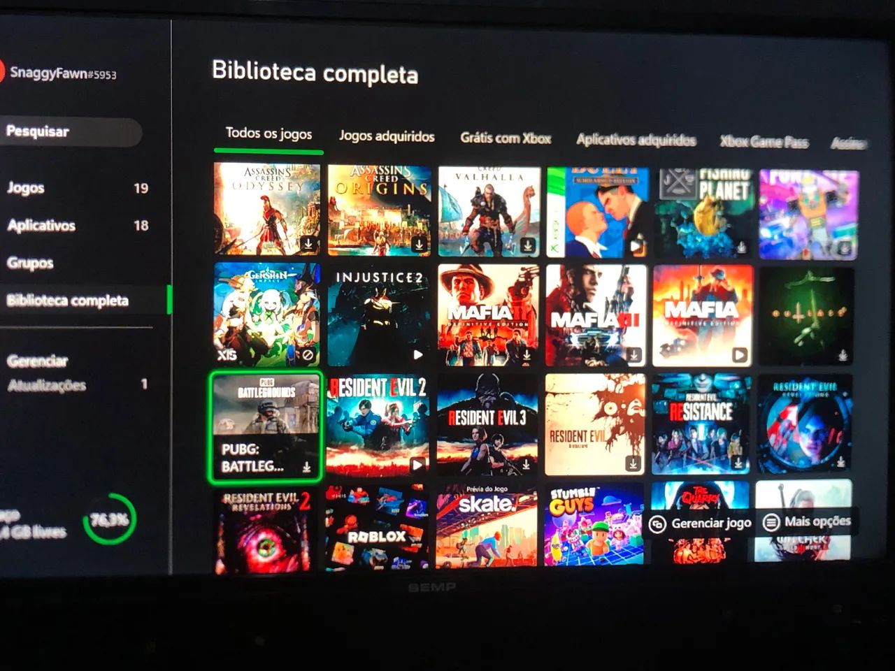 Xbox one X 1TB 4K + controle + jogos. LEIA - Consoles de Vídeo Game ...