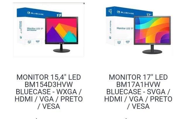 "monitor 15 com hdmi" no Brasil