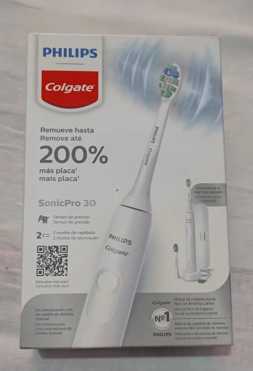 Escova de dente Elétrica Philips Colgate Sonic PRO 30 - Eletroportáteis ...