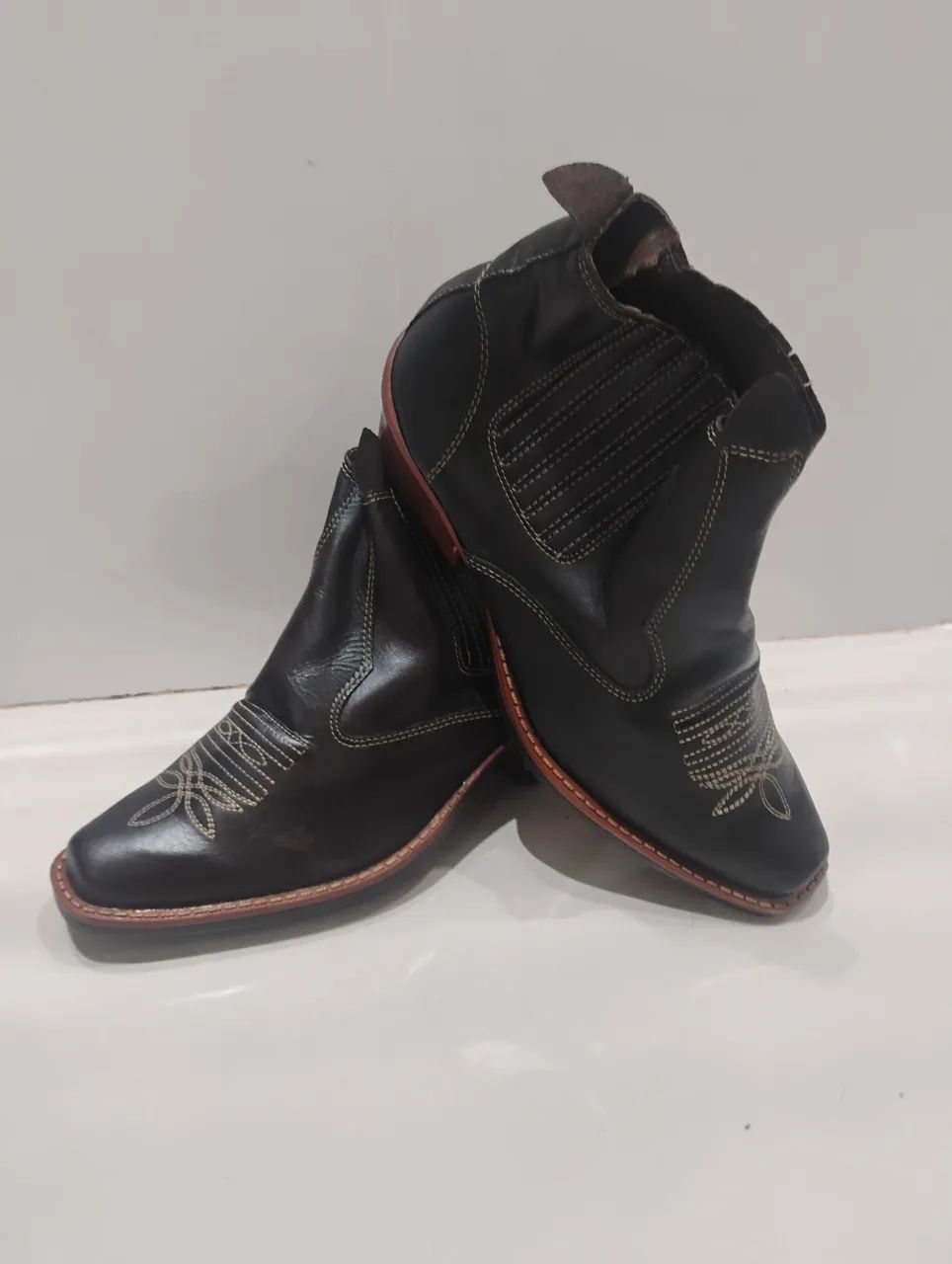 Bota Texana de Couro Country tamanho 40/41 - Calçados - Ceilândia Norte ...