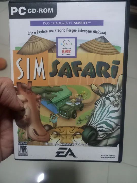 Sim Safari - Jogo de PC - CD-ROM - Jogos de Vídeo Game - Mirandópolis ...