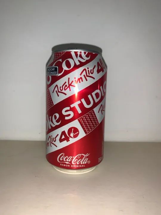 Lata Coca-Cola Rock in Rio 40 Anos vazia higienizada coca normal ...