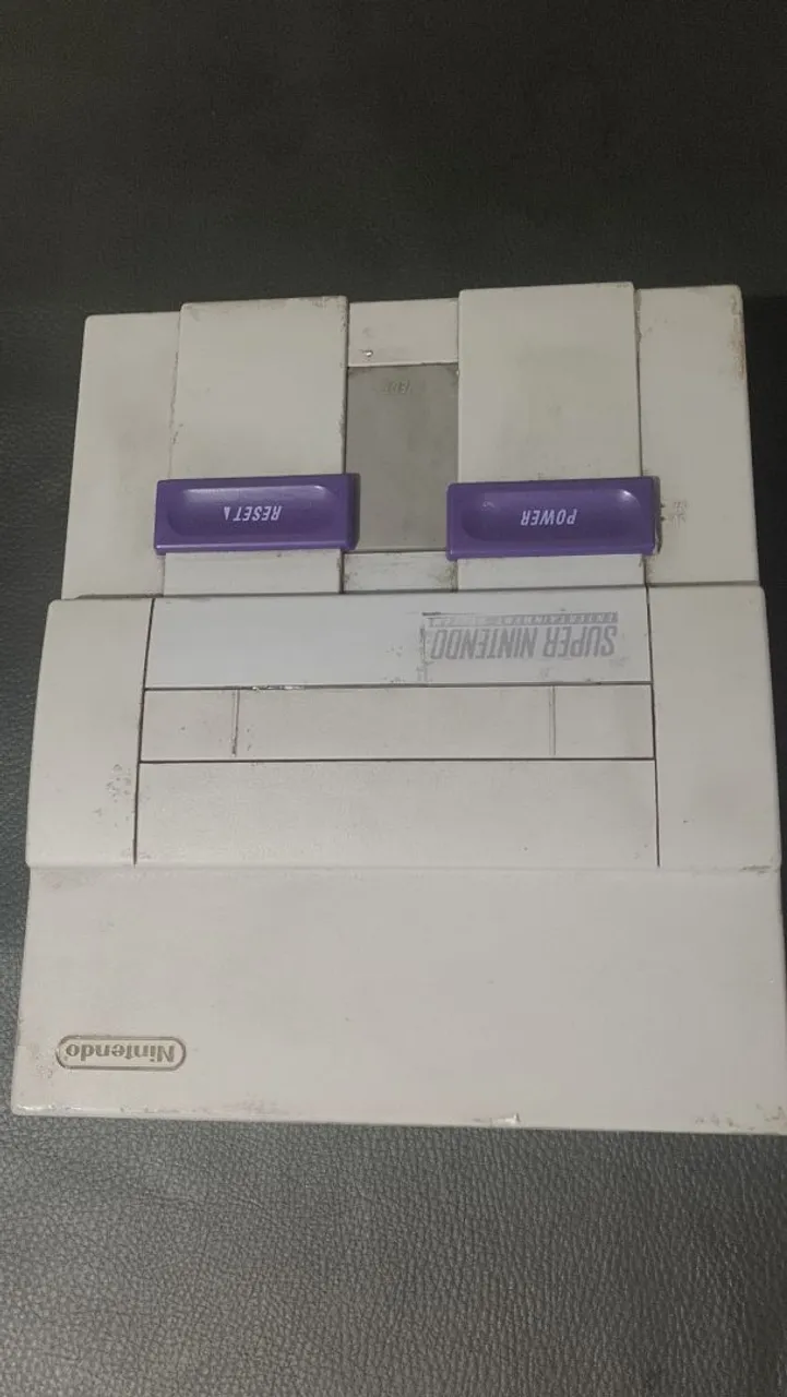 "super nintendo original" no Brasil