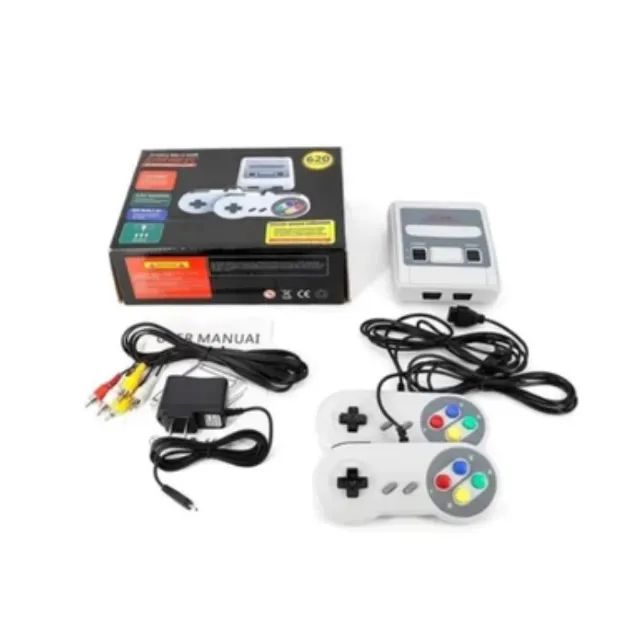 Console de Video Game Clássico Super Nin-tendo Mini SNES com 2 Controles, 8 Bits, 620 Jogo ...