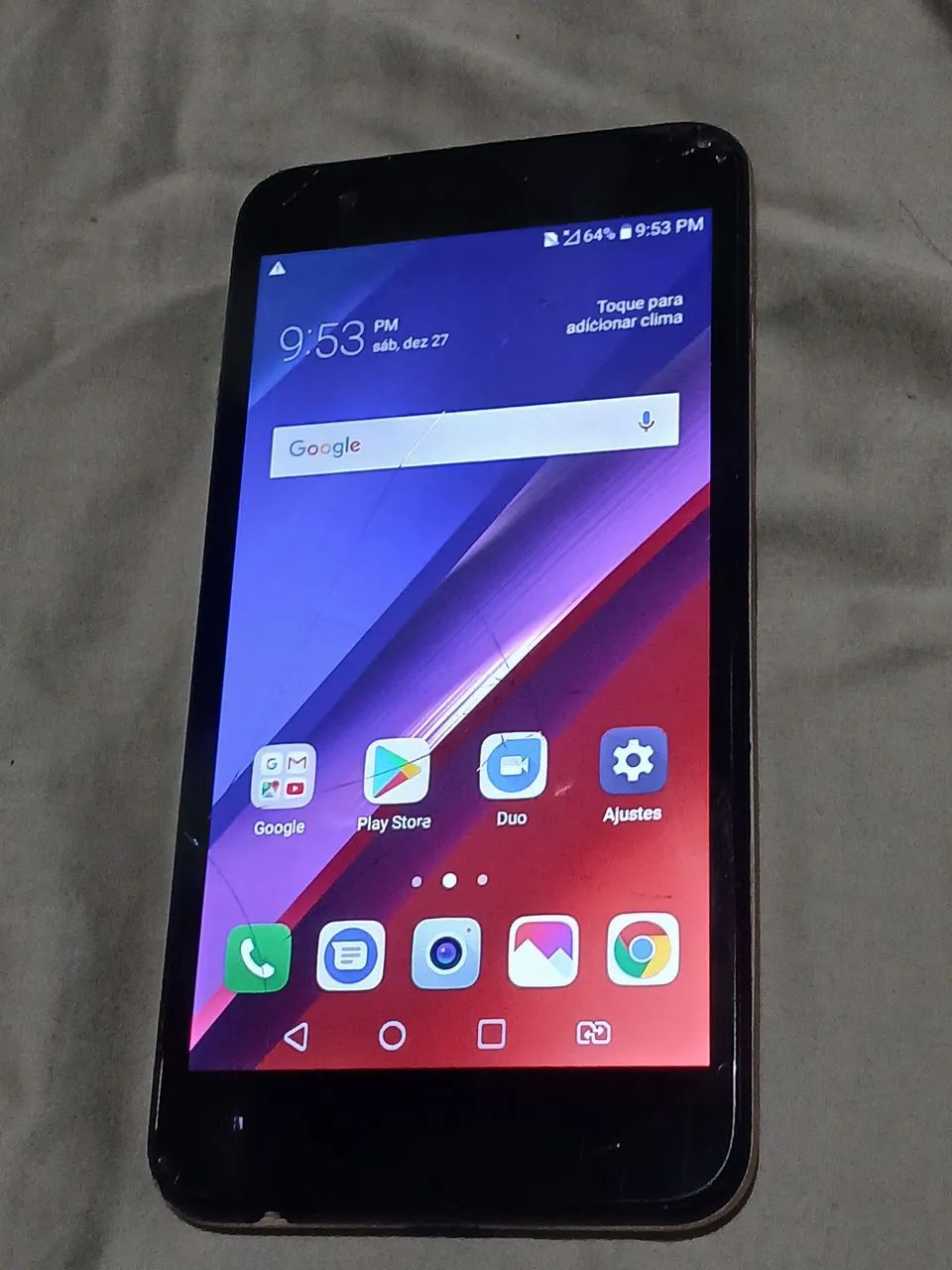 LG K11+, 32GB, 3GB RAM, Octa core, Câmera 13 Mp, Biometria, Dual chip ...