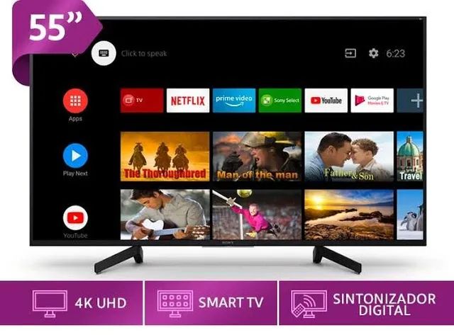 "smart tv 55 sony 4k" no Brasil