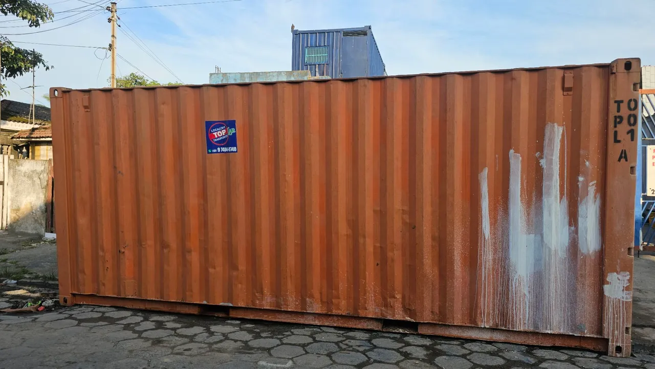 "container 20 pes" no Brasil