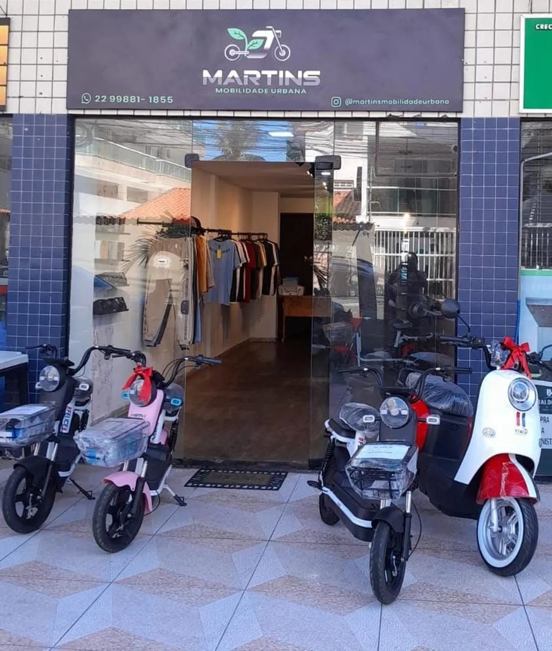 Vendo loja de moto eletrica, vestuário masculino e acessórios ...