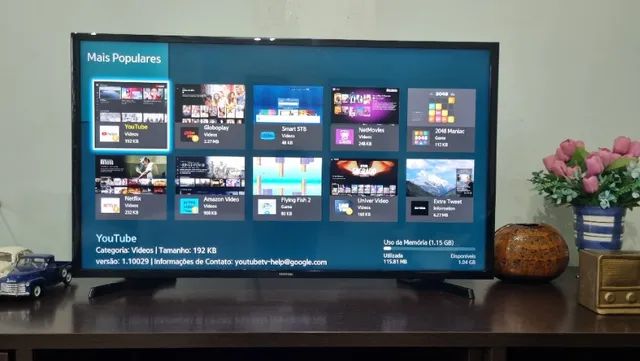 "smart tv led 40 samsung full hd" no Brasil