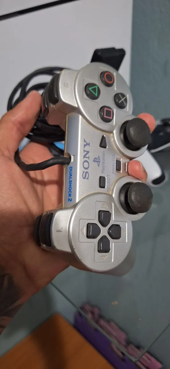 "controles de ps2 original" - Consoles de Vídeo Game no Brasil