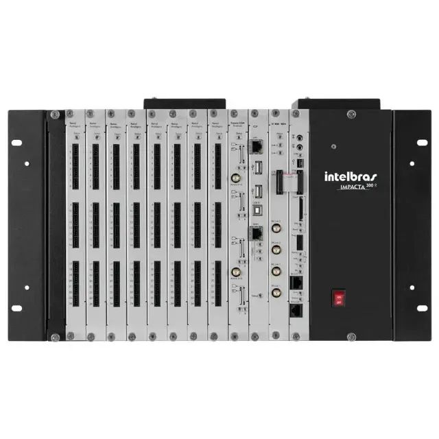 Central Pabx Impacta 300 0x0 Intelbras Híbrida Usada - Telefonia Fixa e ...