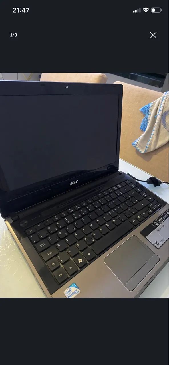 Notebook Acer Aspire da série 4745 - Notebooks - Guarani, Vitória da ...