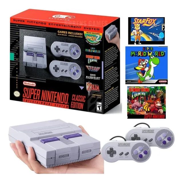 "super nintendo snes" no Brasil