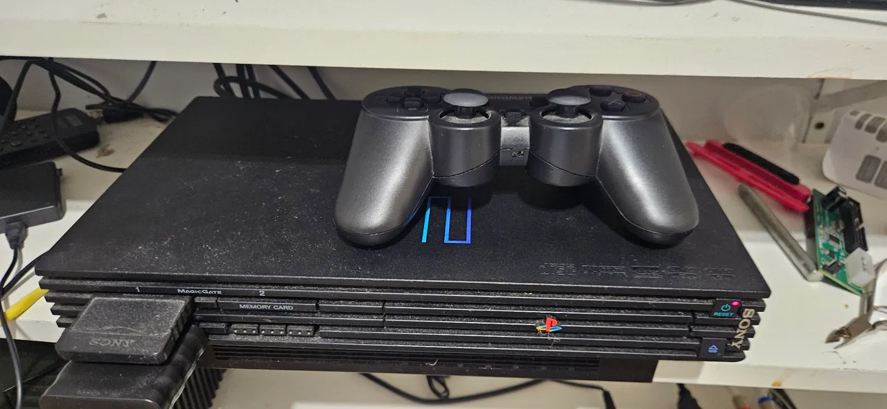 "playstation 2 fat desbloqueado" - Consoles de Vídeo Game no Brasil