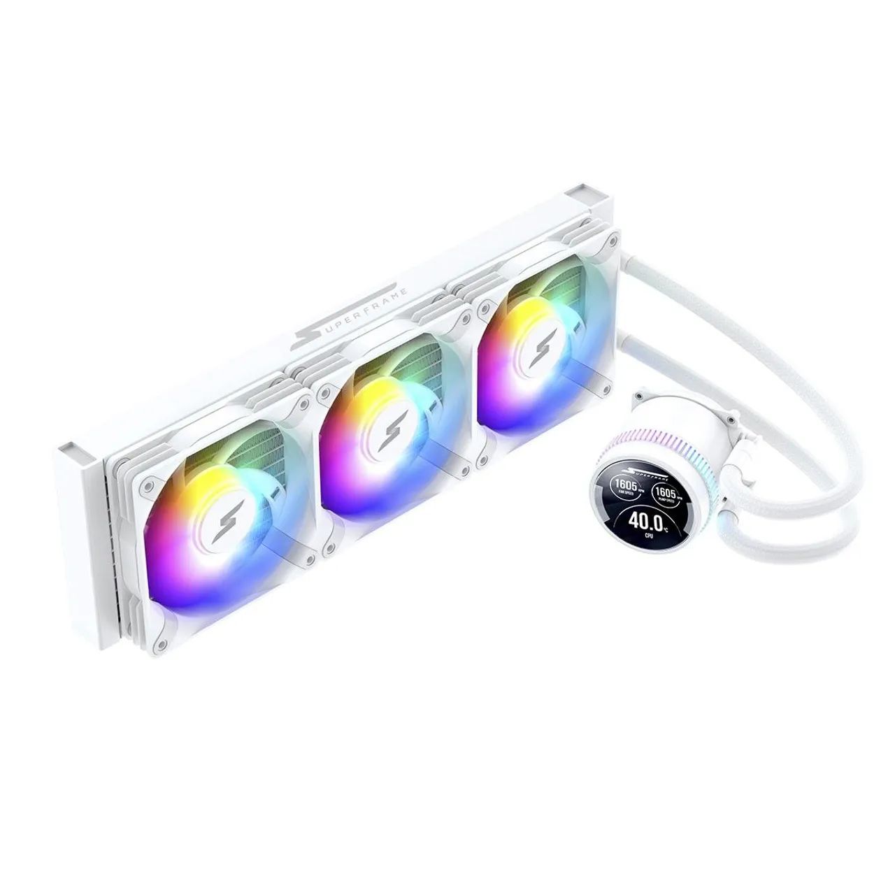 Water Cooler 360mm Superframe Isengard SMART ARGB, Intel-AMD ...