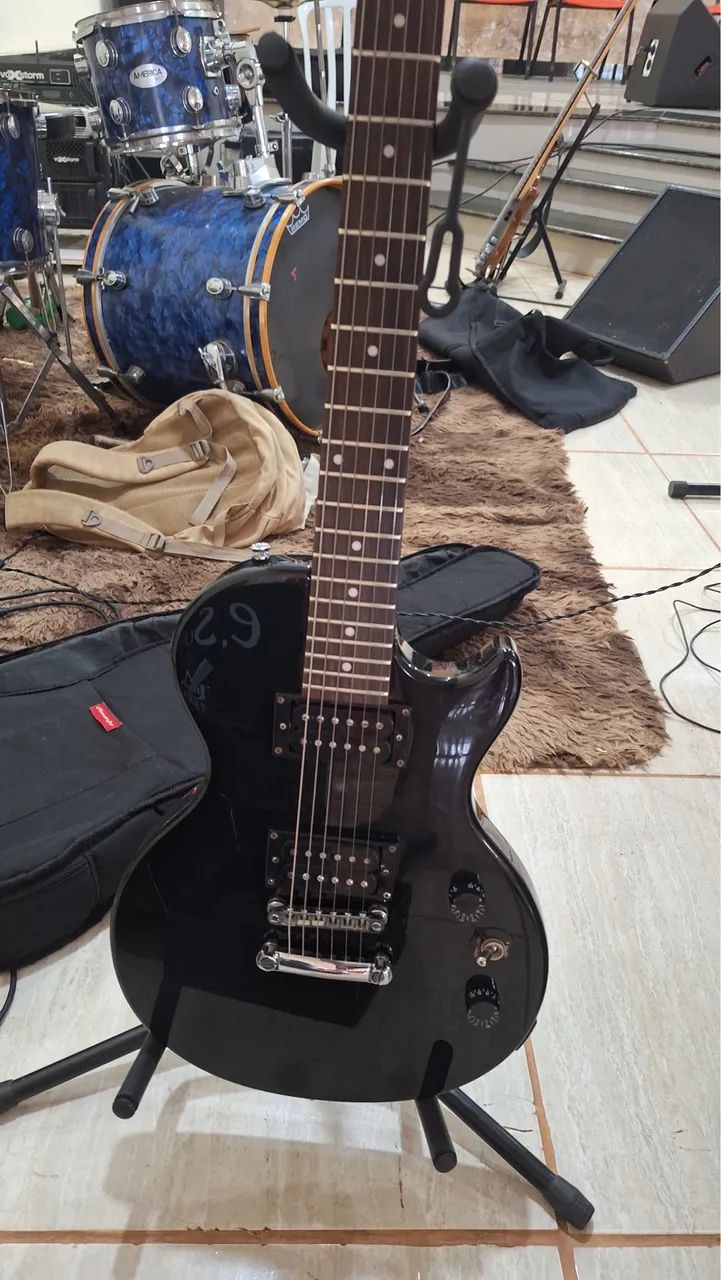 Epiphone Less Paul special II preta - Instrumentos musicais - Itapoã II ...