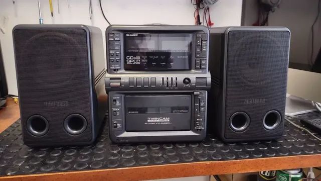 "mini system sharp" no Brasil