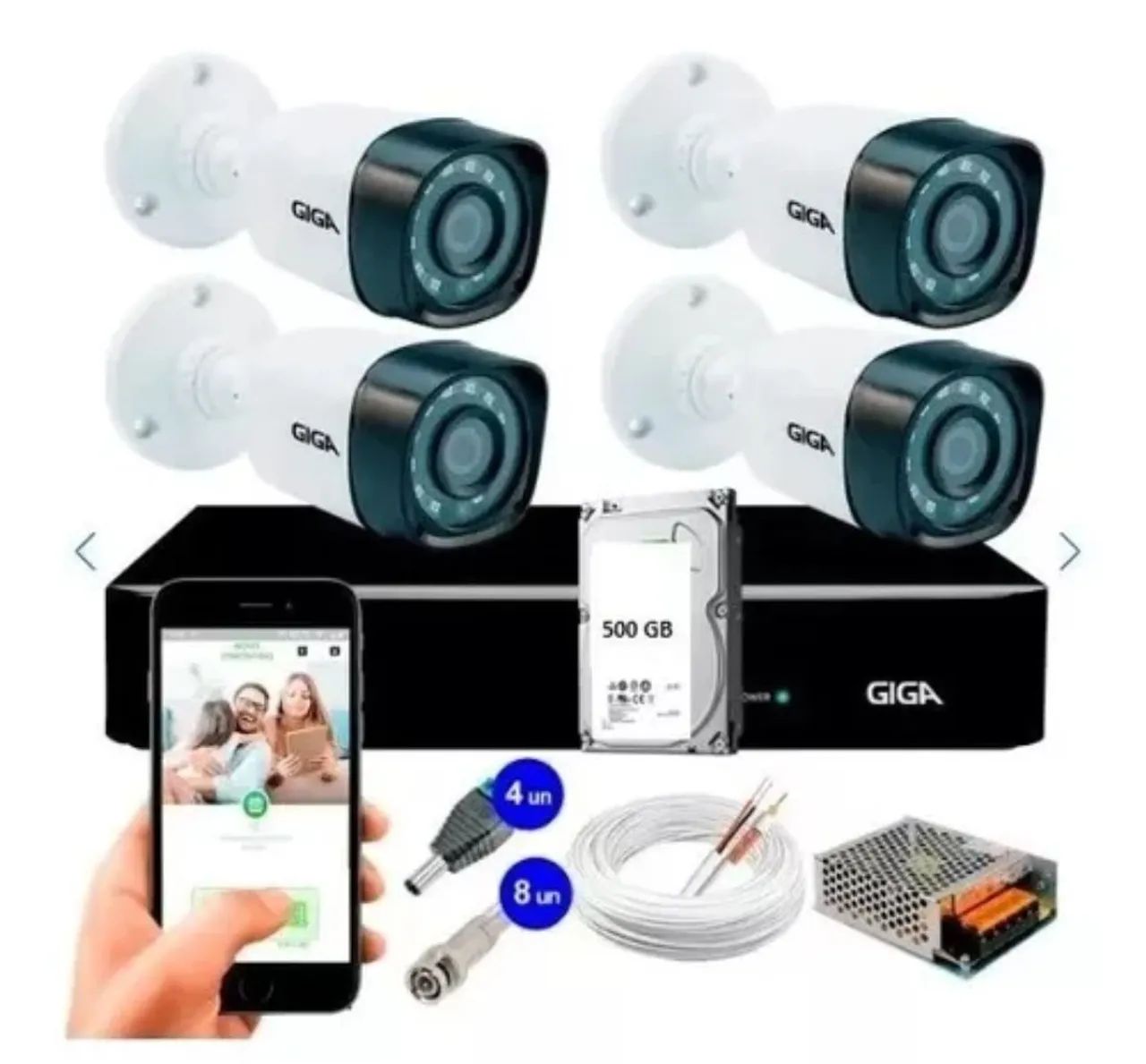 "kit cameras giga" no Brasil