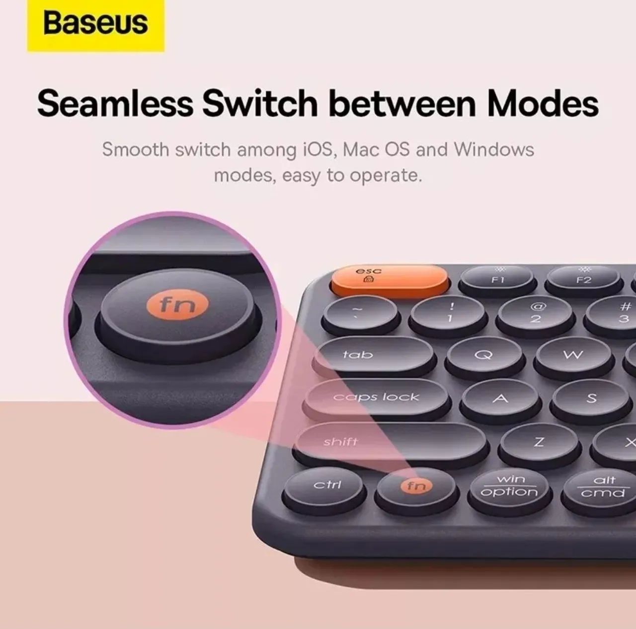 Teclado Baseus Bluetooth. Ótima qualidade. - Periféricos e Acessórios ...