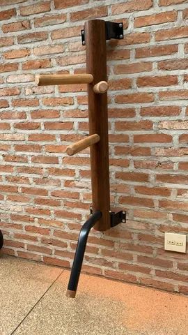 Mudjong, Monjon, Boneco de Madeira, Win Chun, Kung Fu, Soco, Luta ...