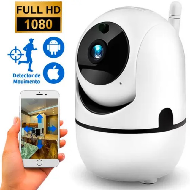 Camera Robo Ip Wifi Hd Onvif Sensor Movimento Automatico - Segurança ...