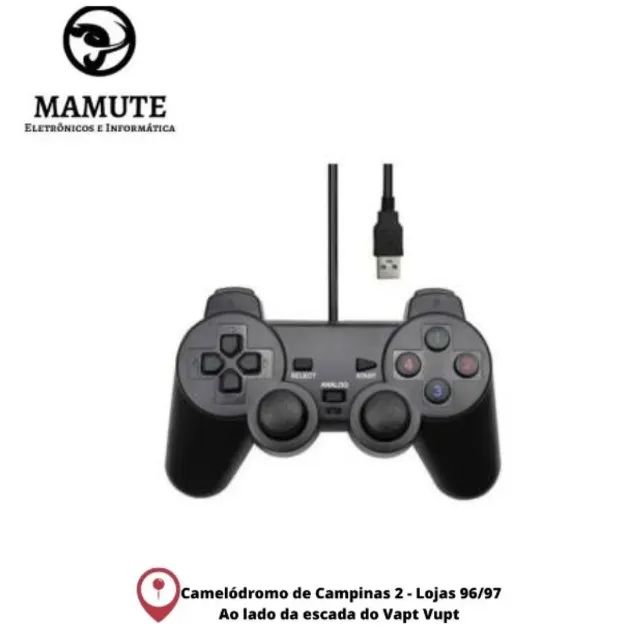 Controle Ps2 Usb Para Pc Notebook - Peças e Acessórios de Vídeo Game ...