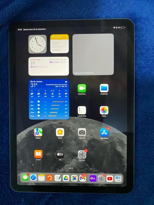 iPad Air 5 (2022), chip M1, tela 10,9, Wi-Fi, 64GB - Tablets e E ...