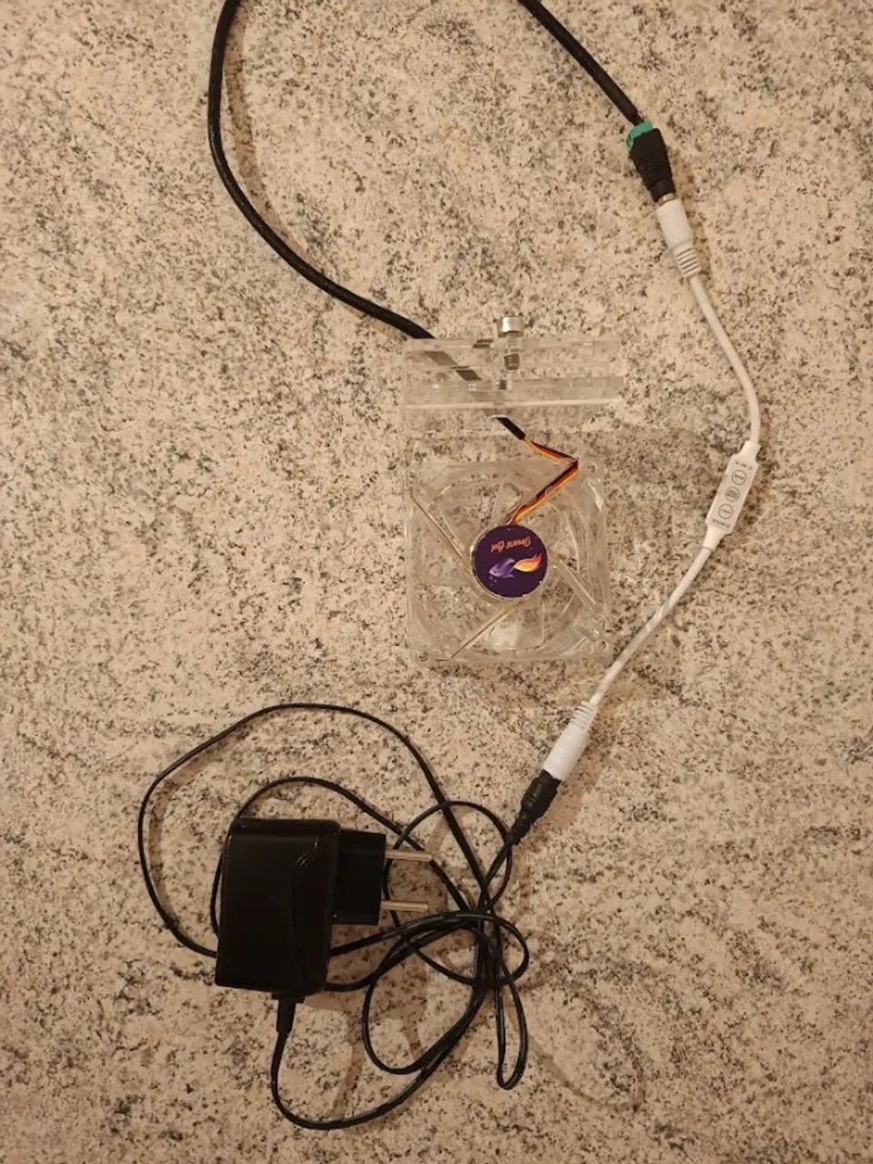 Fan Cooler Led Branco Ventilador P/ Aquário C/ 8 Velocidades (POUCO USO ...