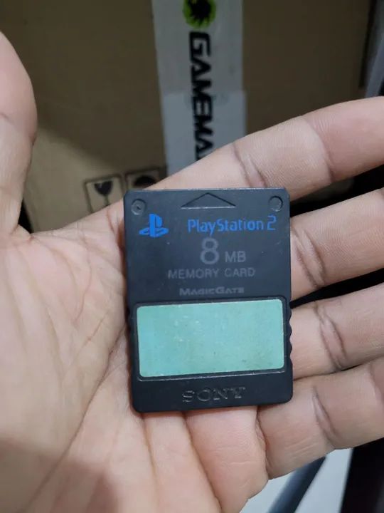 "memory card de ps2 original" no Brasil
