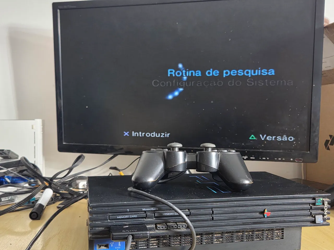 "playstation 2 fat desbloqueado" - Consoles de Vídeo Game no Brasil