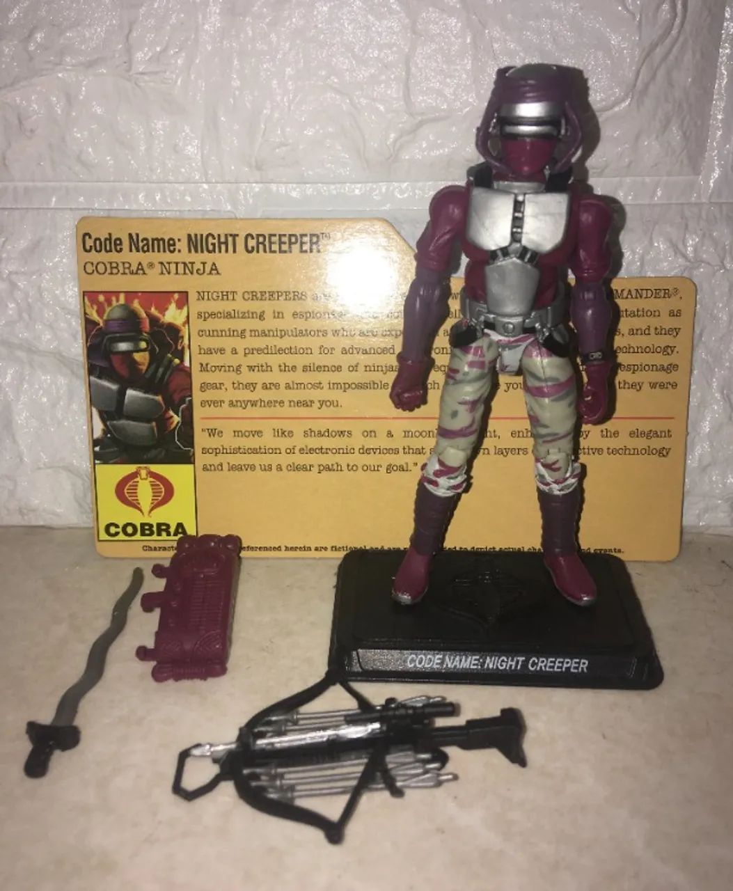 Night Creeper Defense Of Cobra Island Gi Joe 25th - Hobbies e coleções ...