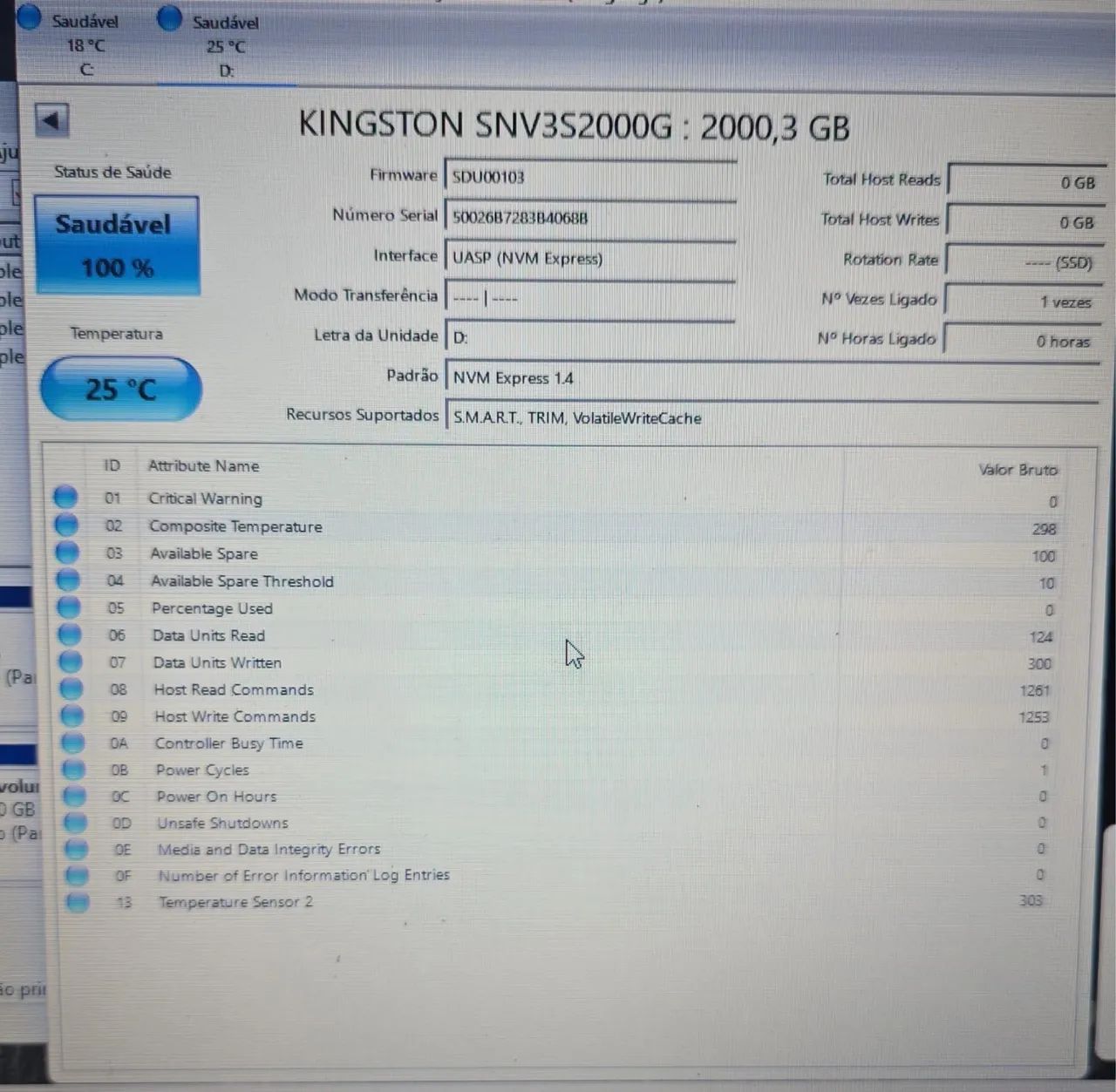 M2 Nvme 2TB Kingston NV3 Novo - Armazenamento - Aeroclube, João Pessoa 1454799726 | OLX