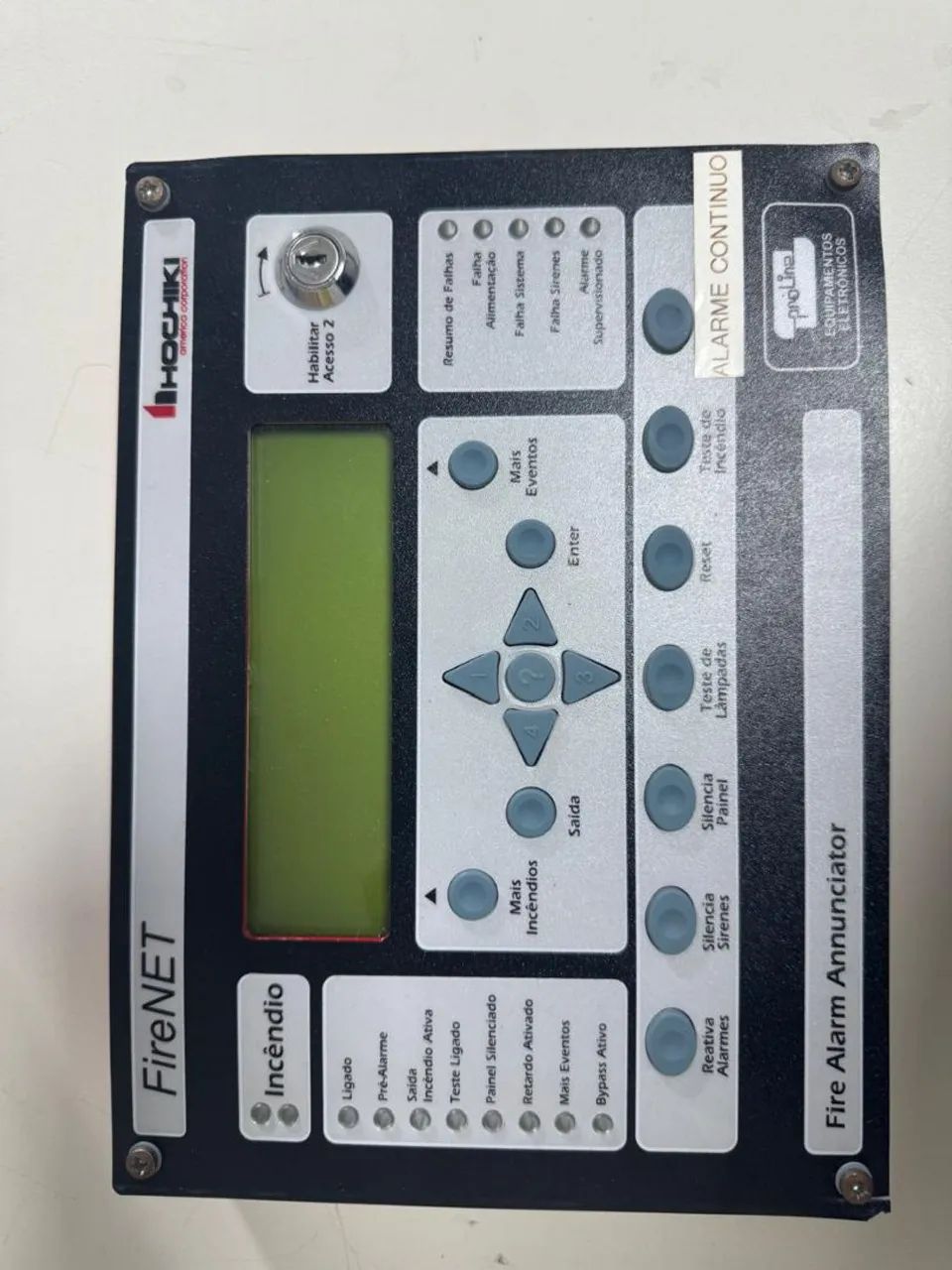 Painel Annunciator Fire Alarm Hochiki FireNET - Outros itens para agro ...