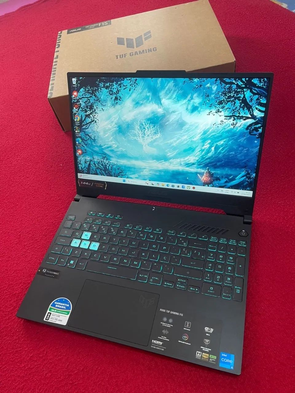 NOTEBOOK ASUS TUF GAMING NOVO I5-12G,NOTA,CAIXA,RTX 3050,16GB RAM,SSD ...