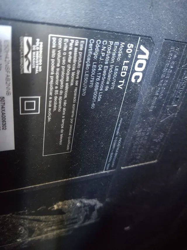 "smart tv 50 polegadas aoc" no Brasil