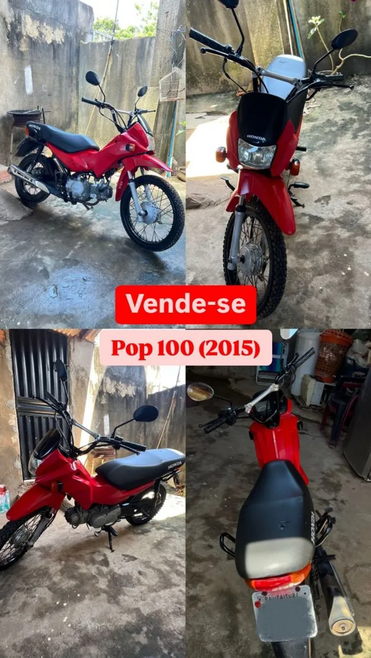 Motos HONDA POP 2015 no Brasil