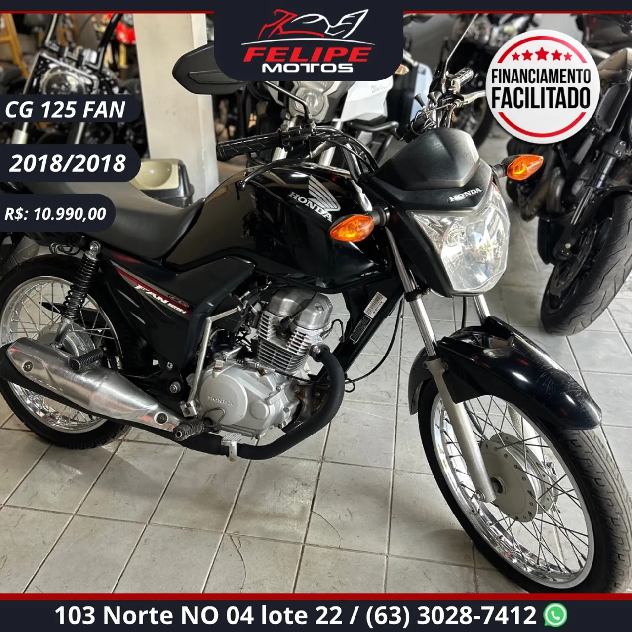 Motos Honda CG 2018 no Brasil