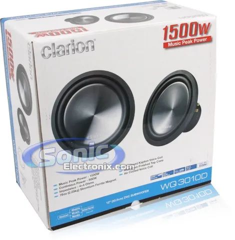 "subwoofer clarion" no Brasil